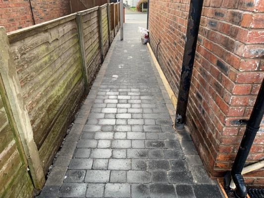 Block paving – kirkham vans and signage