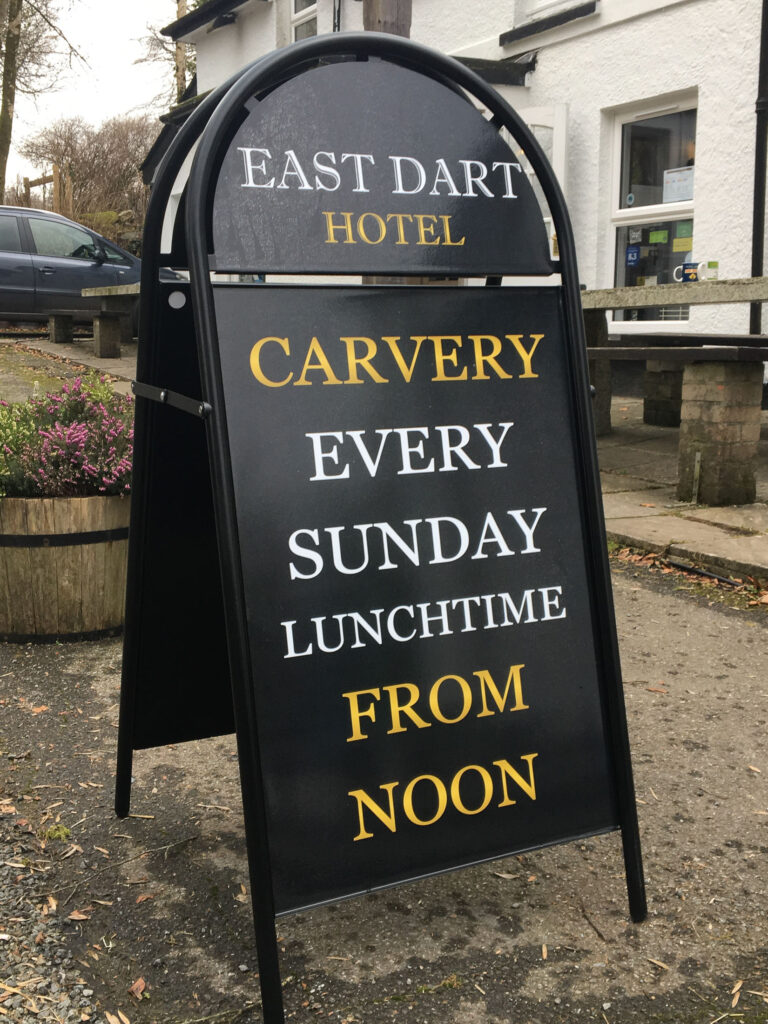 Pavement Signs – kirkham vans and signage